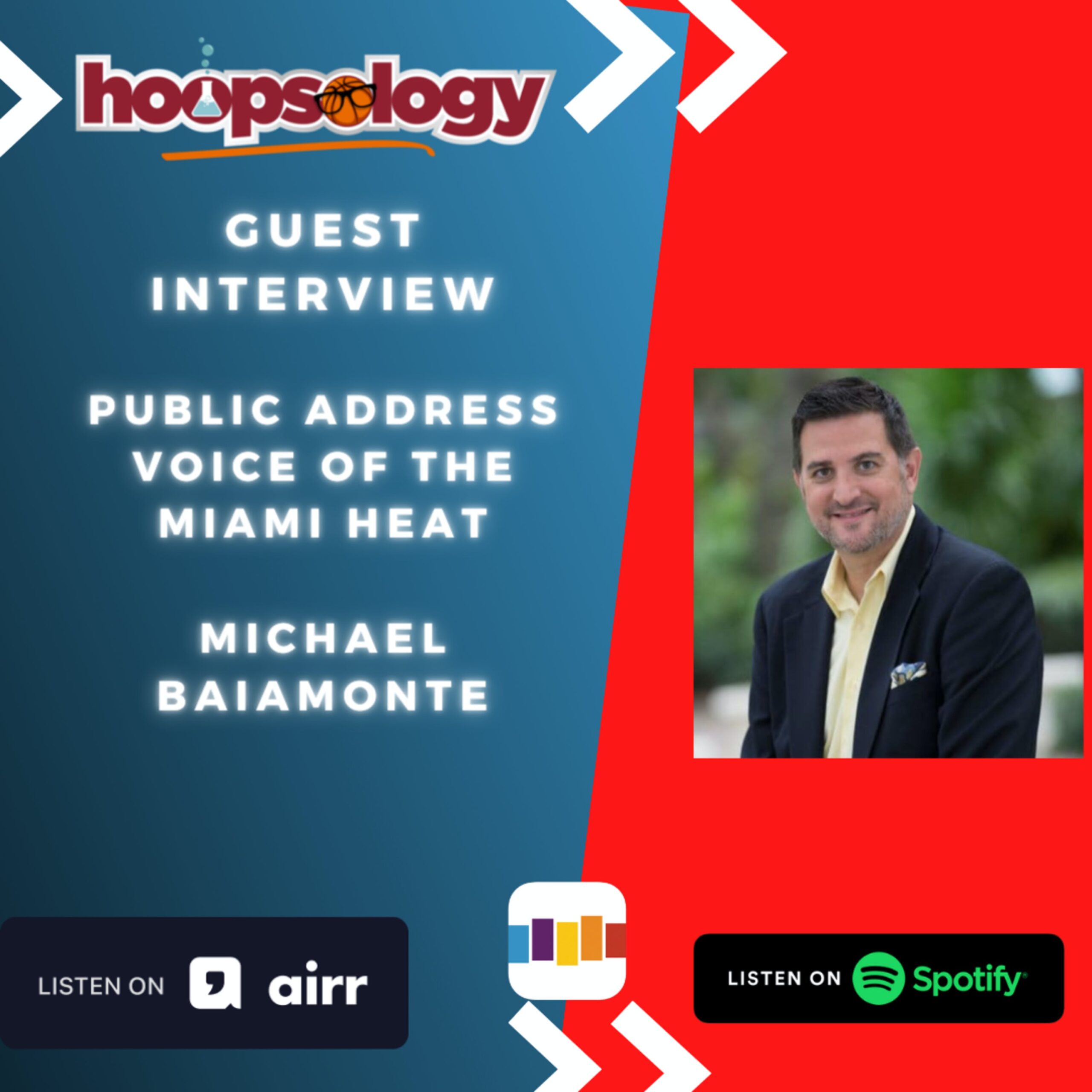 Public Address Announcer for the Miami Heat Michael Baiamonte ...