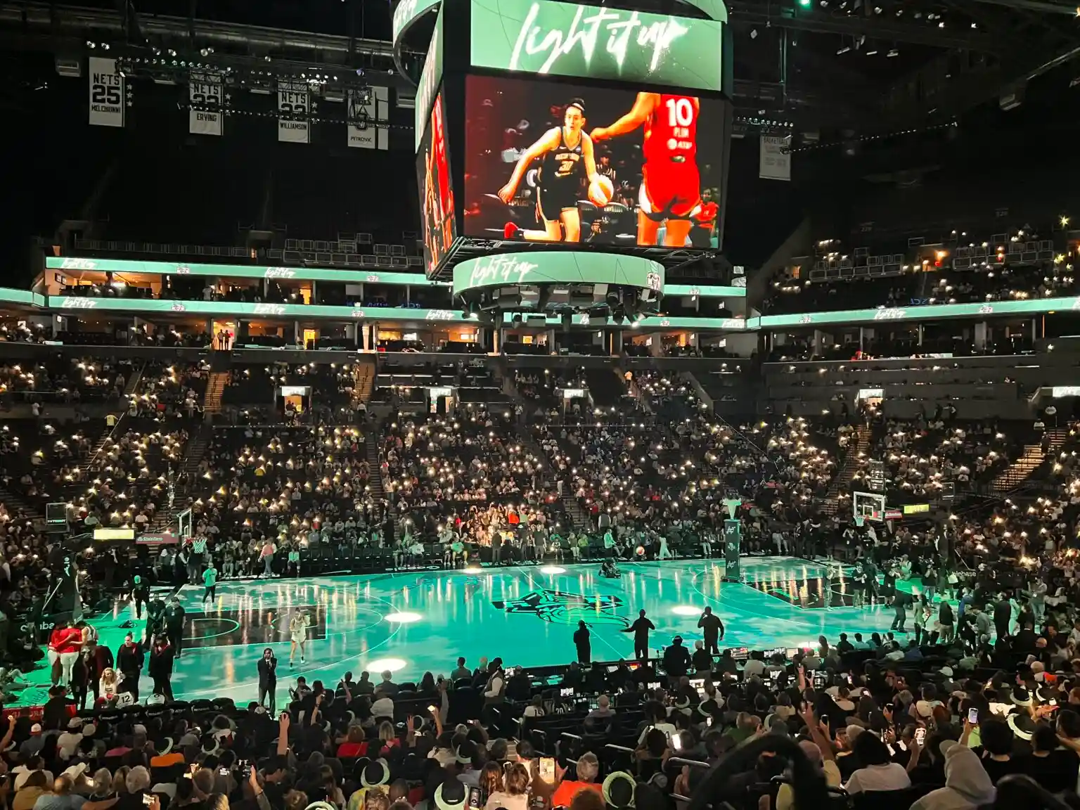 Liberty defeat Aces, viewership spikes the most in five years.