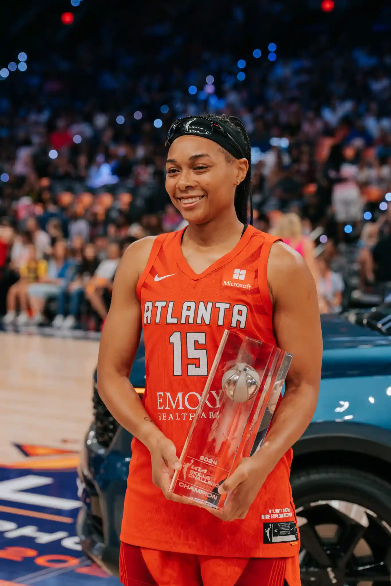 WNBA All-Star: Allisha Gray makes history, wins 3-Point Contest, Skills ...