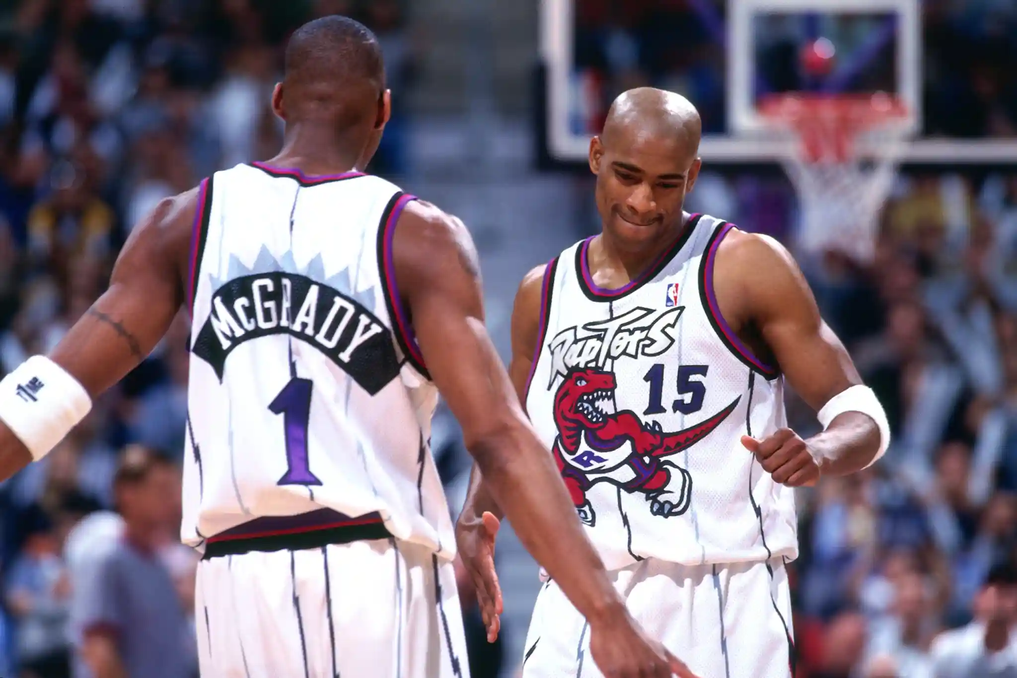 Vince Carter and Tracy McGrady Reunite for NBA on NBC