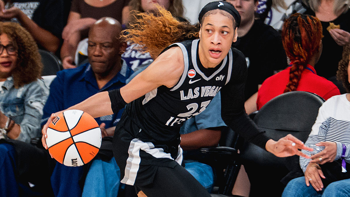 Aces' Chennedy Carter Setting in Nicely in Las Vegas